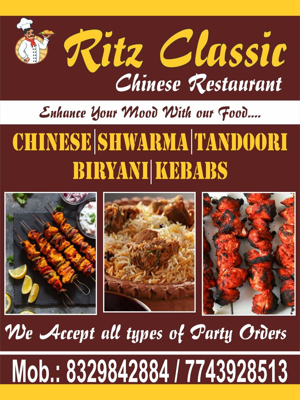 Menu at Ritz Classic Chinese Restaurant, Badlapur, Shop No. 6