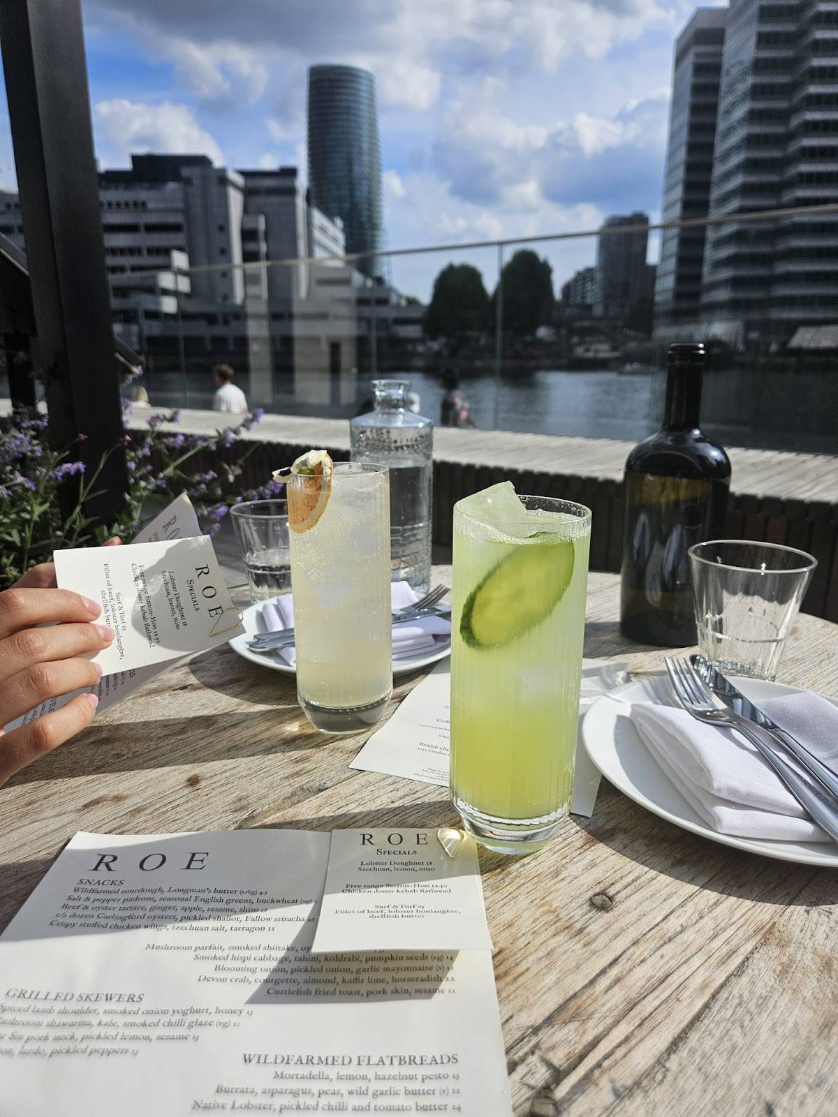 Menu at Roe - Canary Wharf restaurant, London, 5 Park Dr