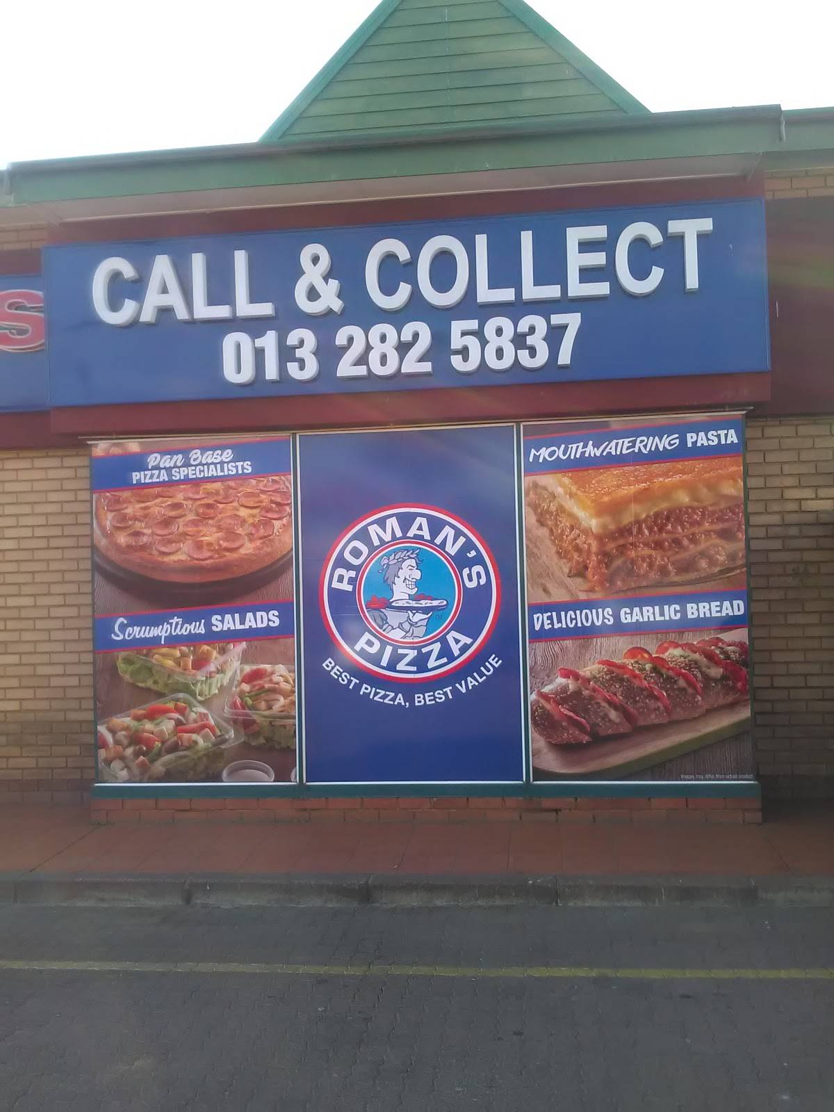 Menu at Roman's Pizza Middelburg restaurant, Middelburg