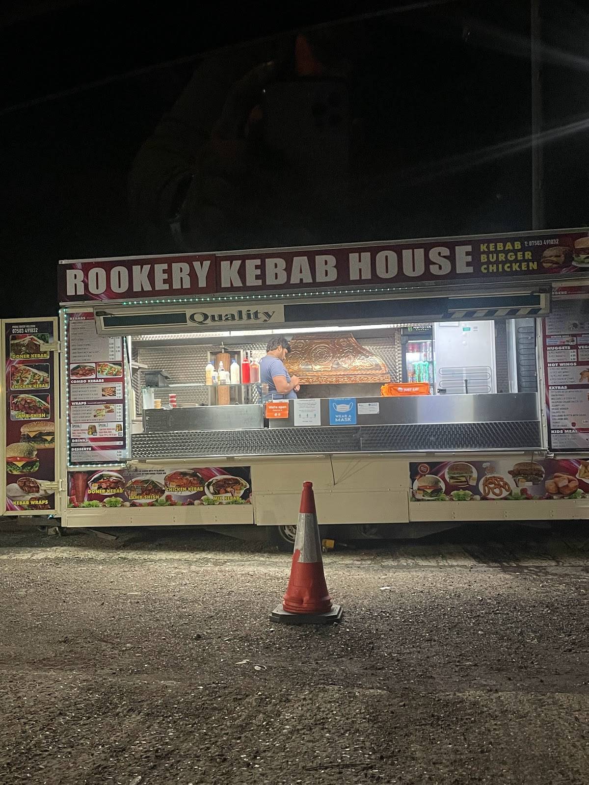 Menu at Rookery Kebab Van, Hatfield