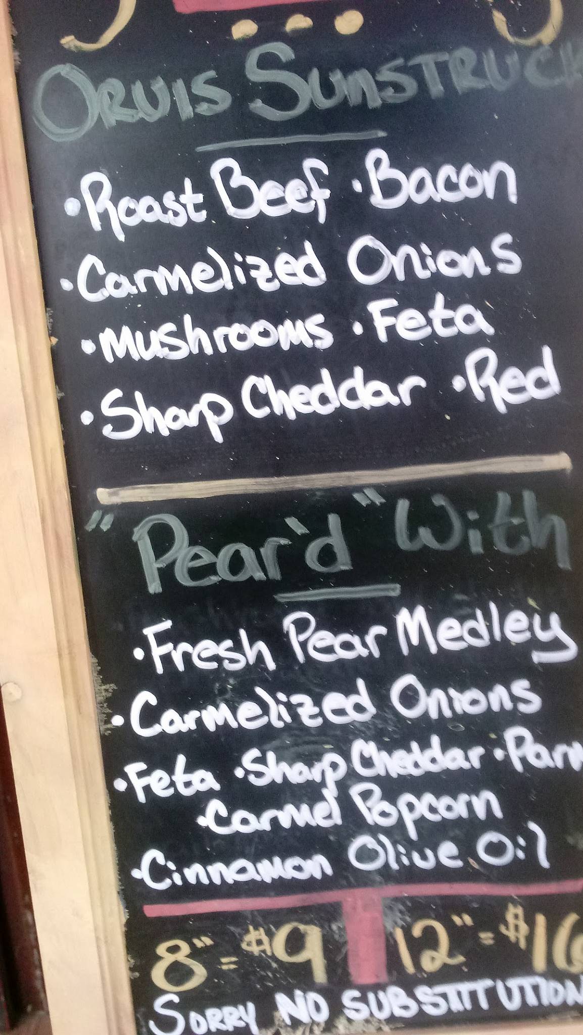 Menu at Old Soul Pizza pizzeria, Roseburg, 525 SE Main St