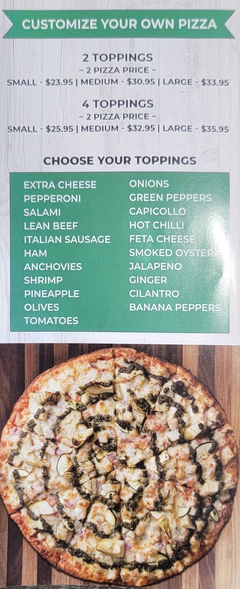Menu at Round Table Pizza - Garden City, Richmond pizzeria, Richmond ...