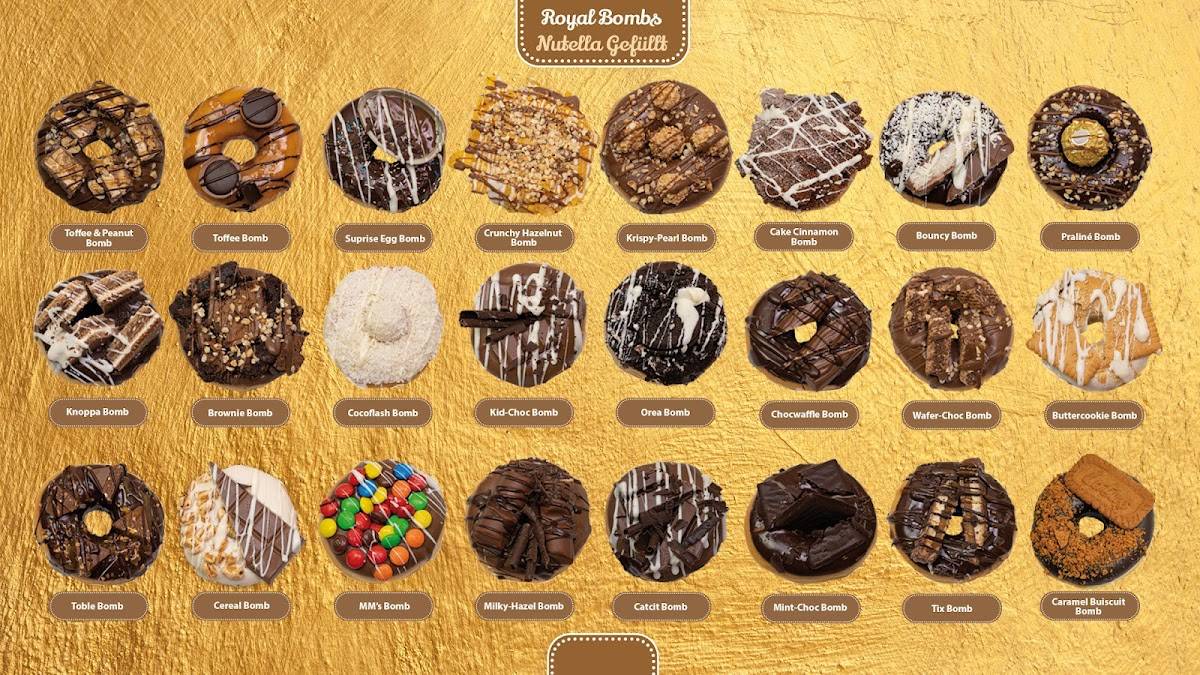 Menu at Royal Donuts Maastricht City, Maastricht