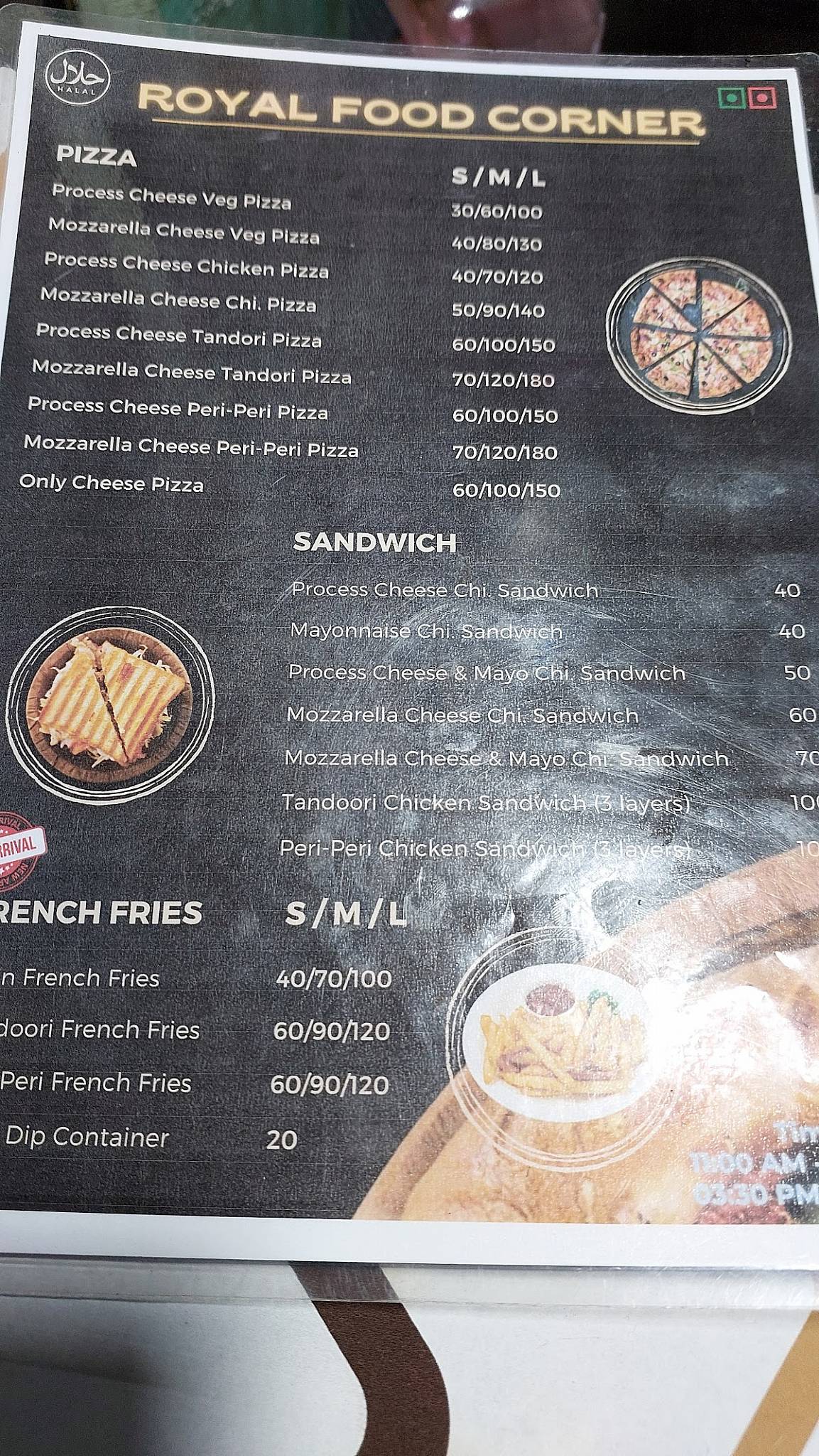 Menu at Royal Food Corner, Mumbai, 1