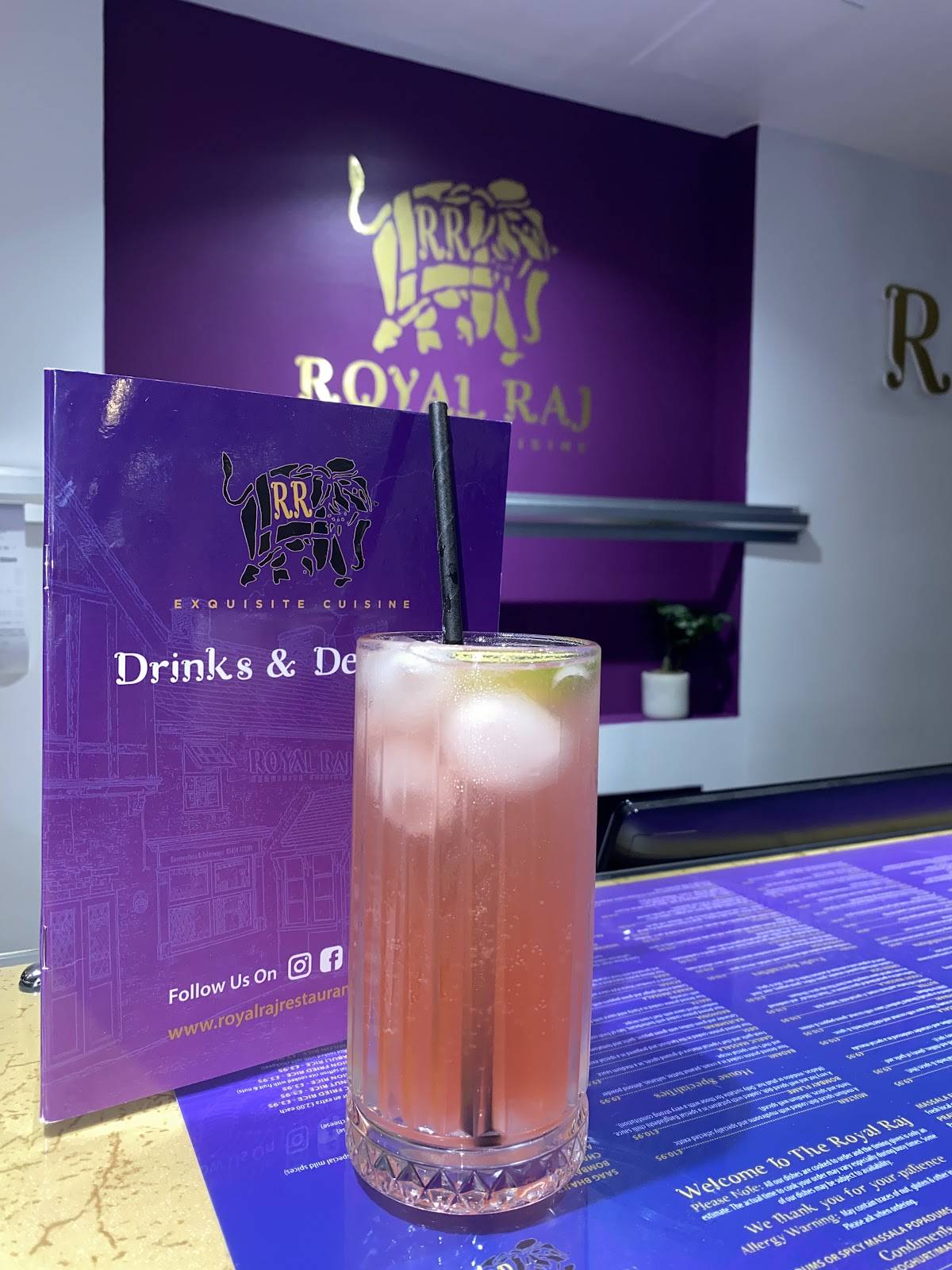 Menu at Royal Raj Winterbourne pub & bar, Bristol