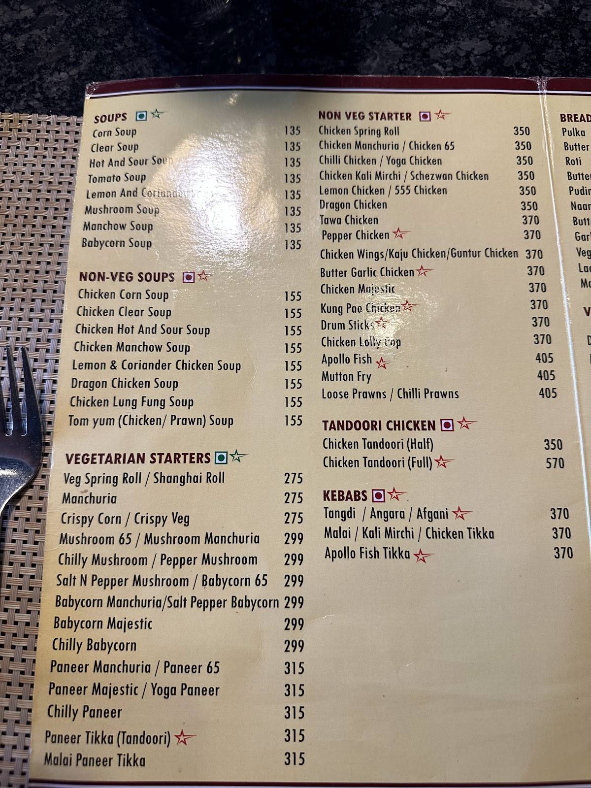 Menu at SPICE NATION restaurant, Secunderabad
