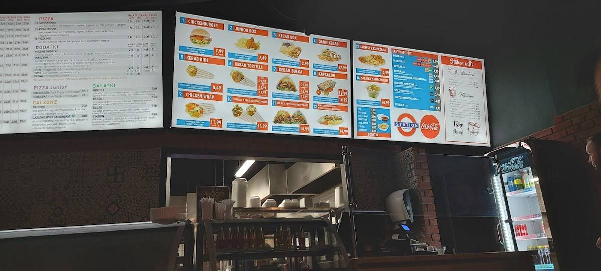 Menu at STATION RESTAURANT, Siedlce