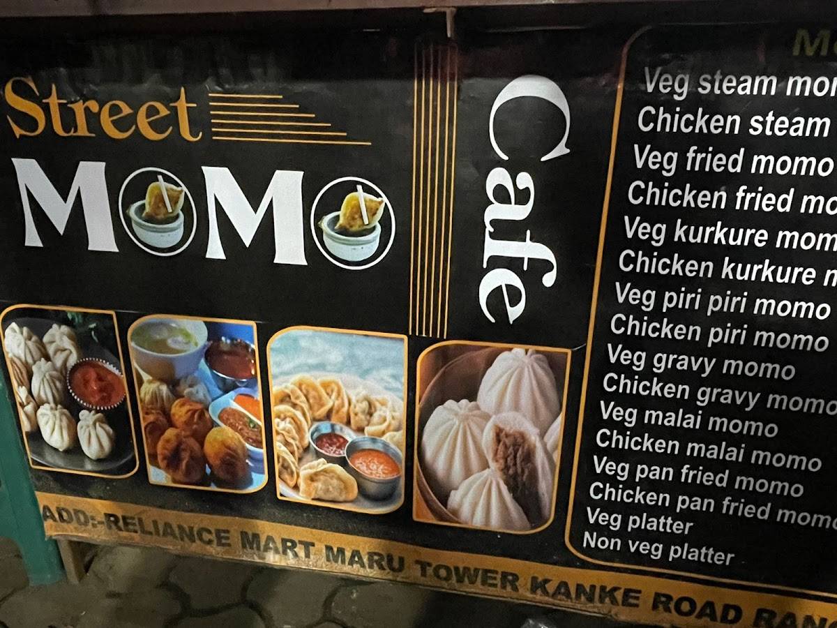 Menu at STREET MOMO CAFE, Ranchi