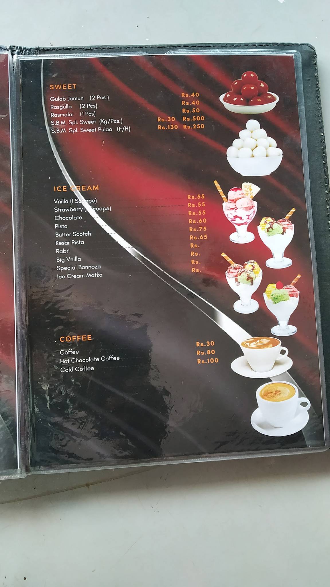 Menu at SWAD BIRYANI MALL, Masaurhi