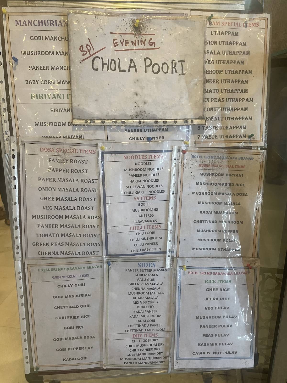 Menu at Saravana Bhavan Pure Veg., Angamaly