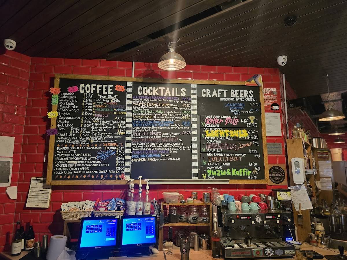 Menu at Scaredy Cats Cafe Bar, Cardiff