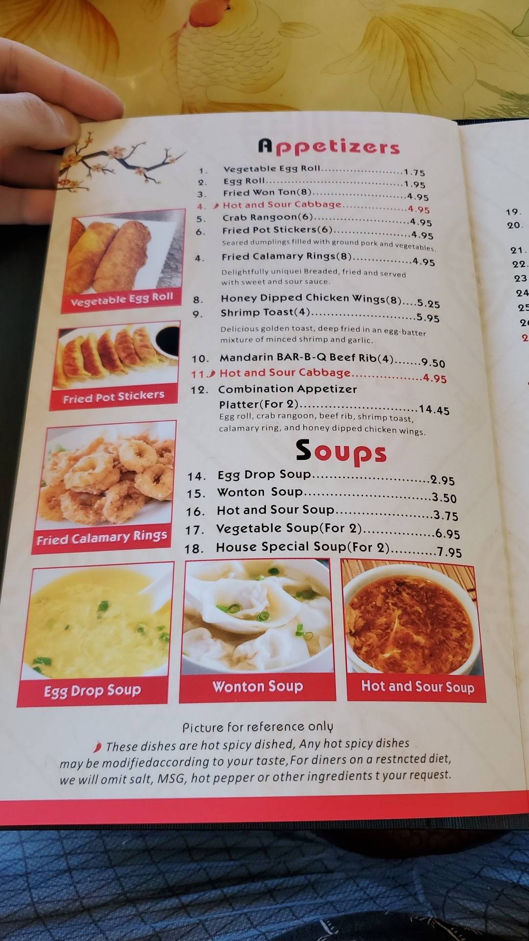 Menu at Sesame restaurant, Crestwood