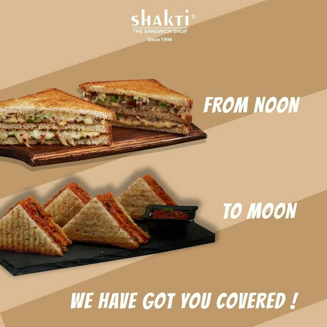 Menu at Shakti The Sandwich Shop, Ahmedabad, 101-Frist Floor