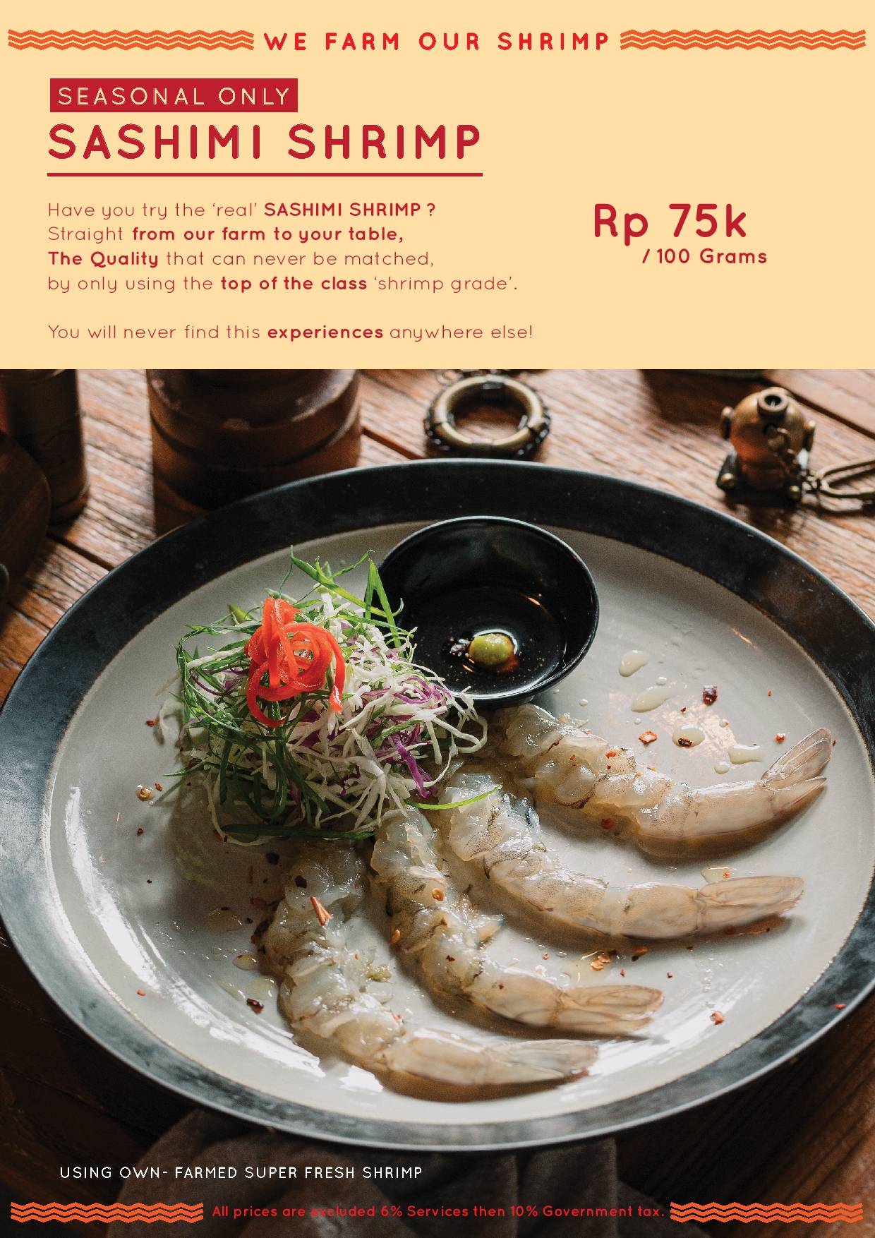 Menu at Shrimpis Restaurant, Mengwi