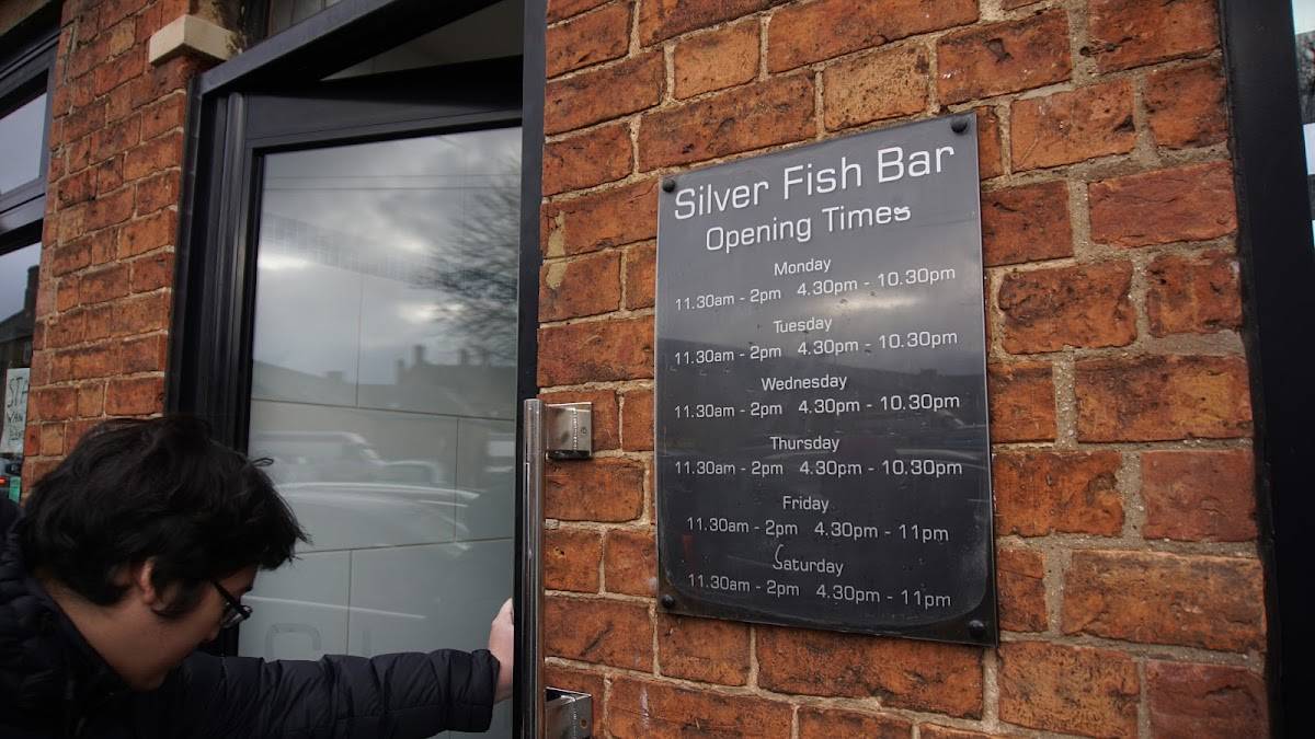 Menu at Silver Fish Bar, Uppingham