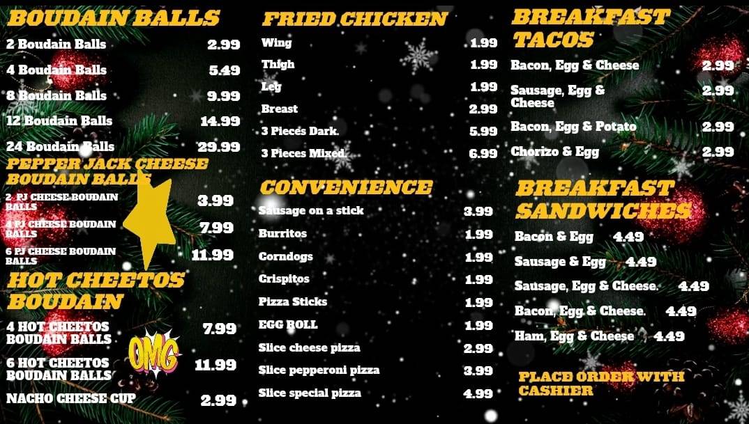 Menu at Simon's Burger Grill & More restaurant, Needville