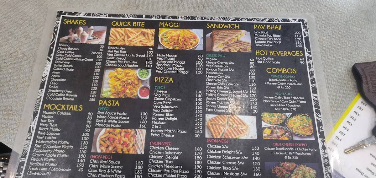 Menu at Sip & Bite cafe, Raipur