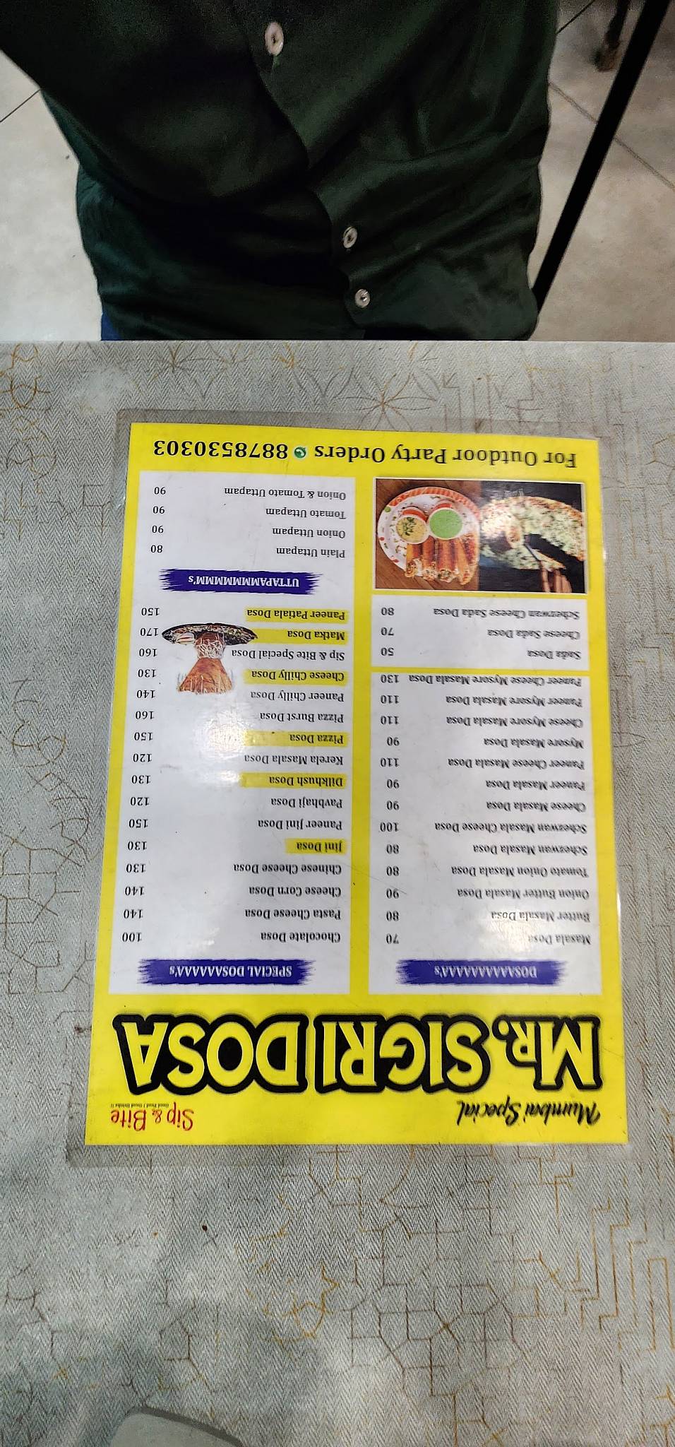 Menu at Sip & Bite cafe, Raipur