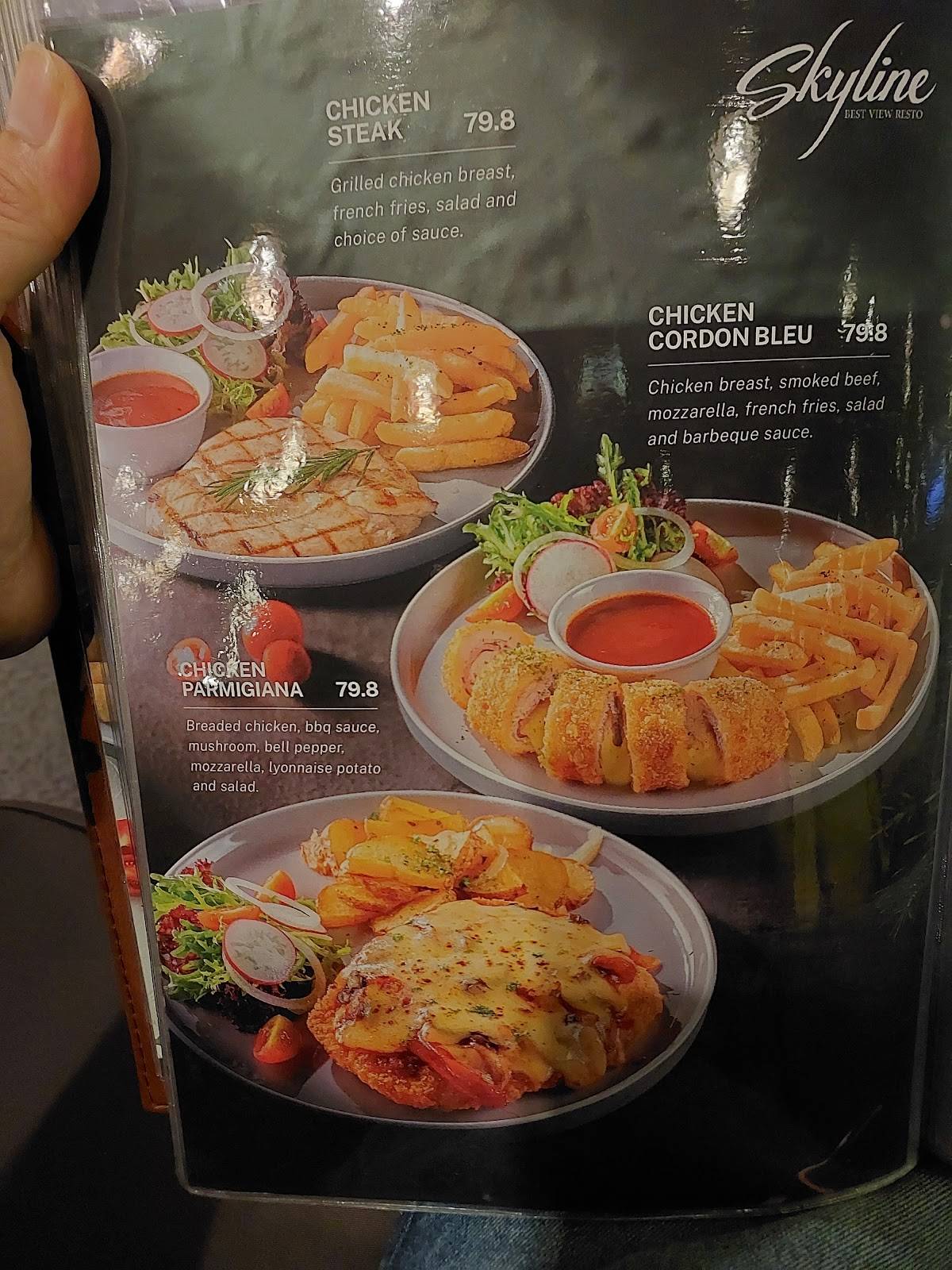 Menu at Skyline Best View Resto restaurant, Bandung