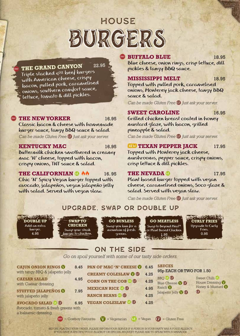 Menu at Smith & Western - Boxhill restaurant, Box Hill
