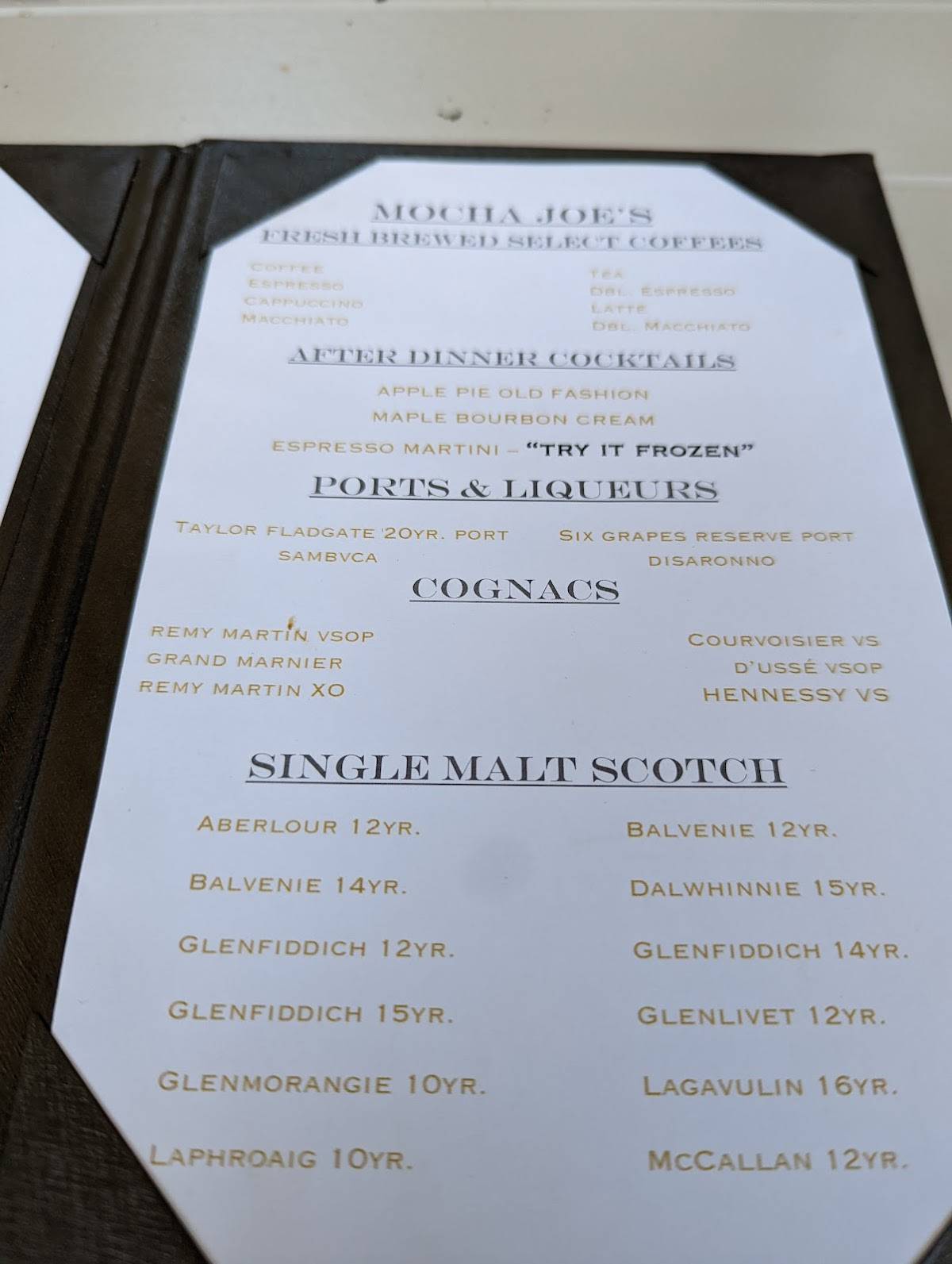 Menu at Social House restaurant, Manchester, Depot St
