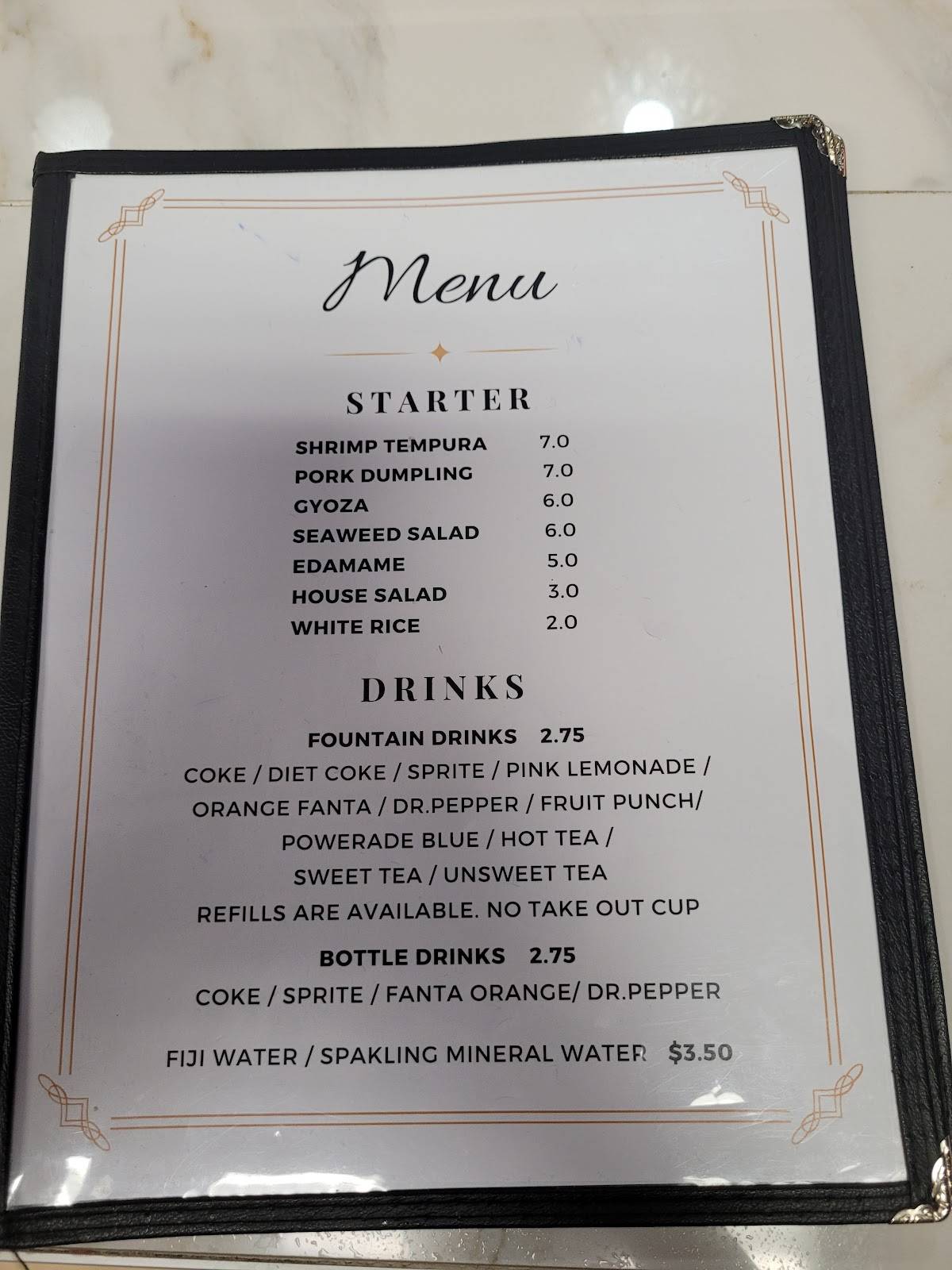 Menu at Soo Cafe RALEIGH, Raleigh