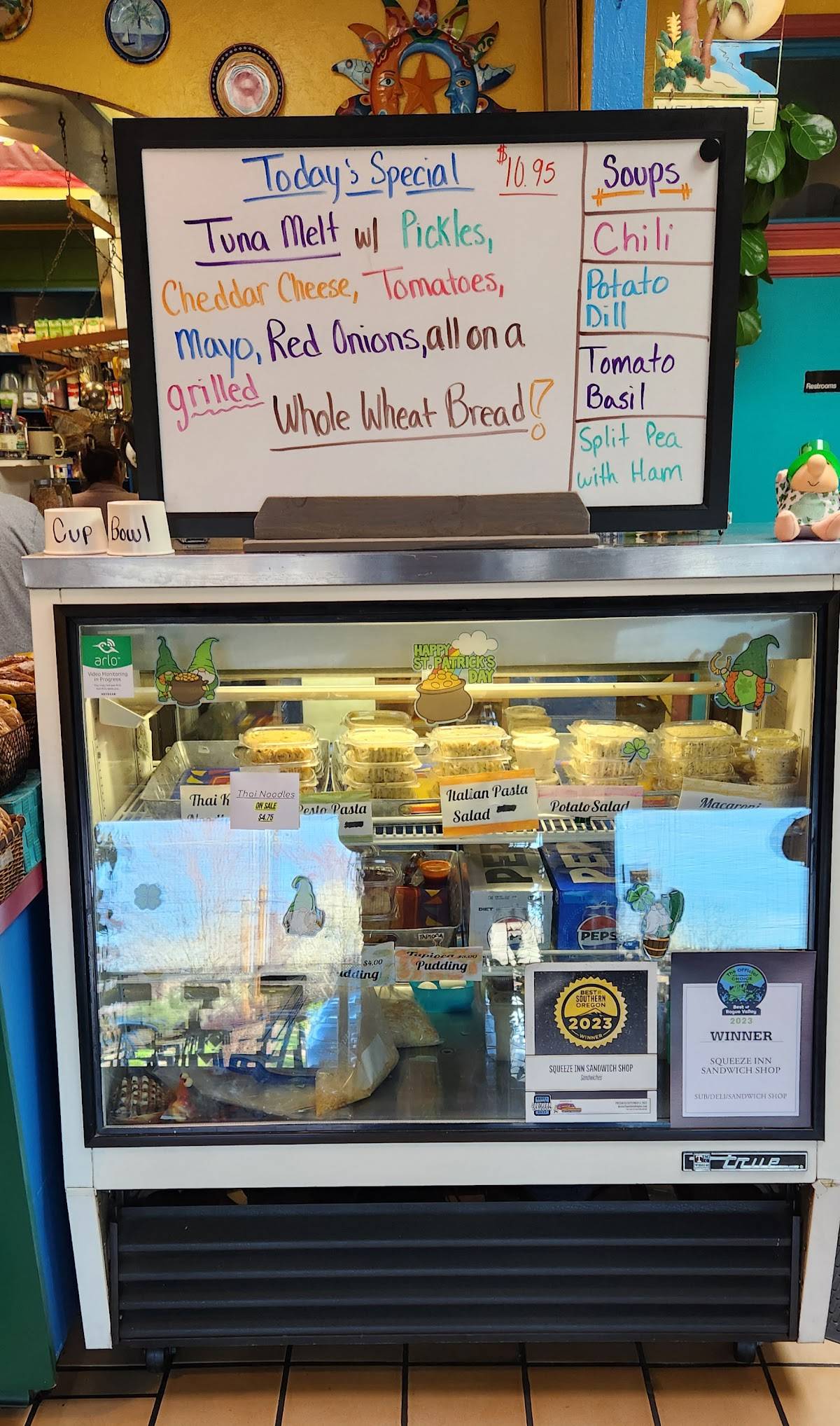 Menu at Squeeze Inn Sandwich Shop desserts, Medford