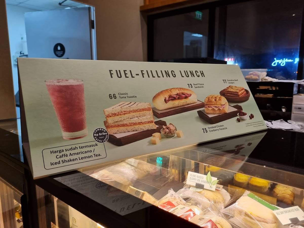 Menu at Starbucks Coffee Rest Area KM 360B, Indonesia