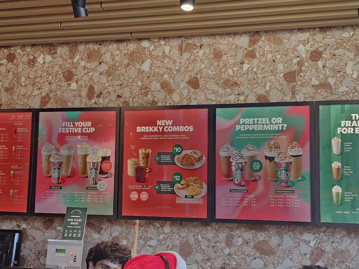 Menu at Starbucks Tarneit, Tarneit, 668 Leakes Rd