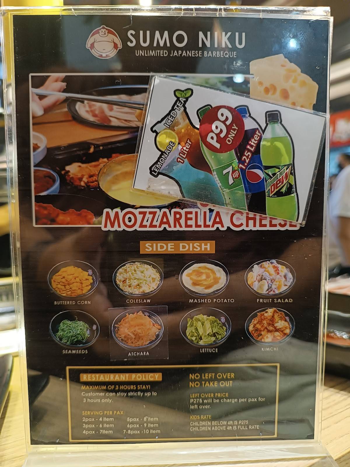 Menu at Sumo Niku - Robinson Malolos restaurant, Malolos