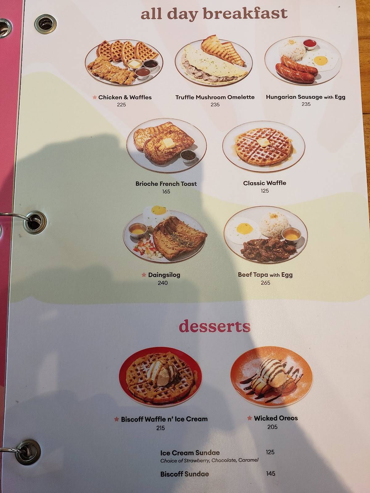 Menu at Sumu Cafe, Antipolo