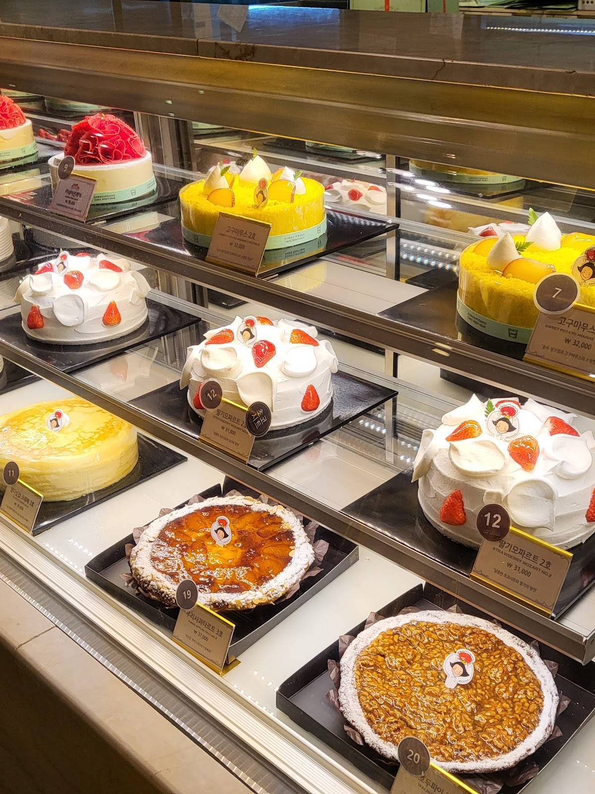 Menu at Sungsimdang Cake Boutique cafe, Daejeon