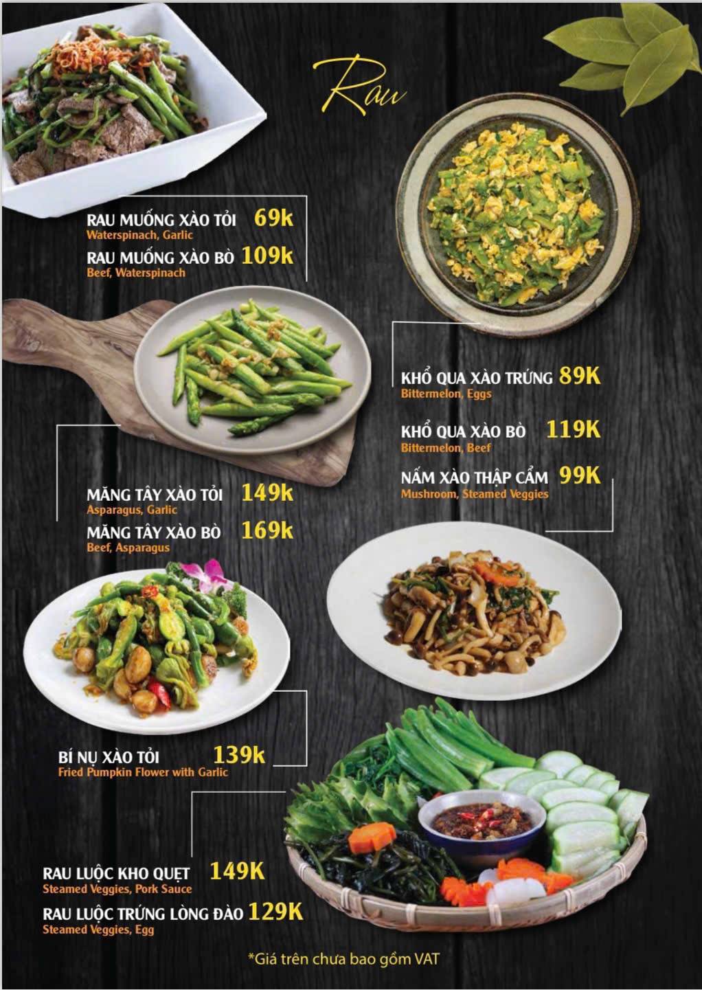 Menu at Sườn Muối Ớt Tân Phú restaurant, Ho Chi Minh City, 171 Thoại ...