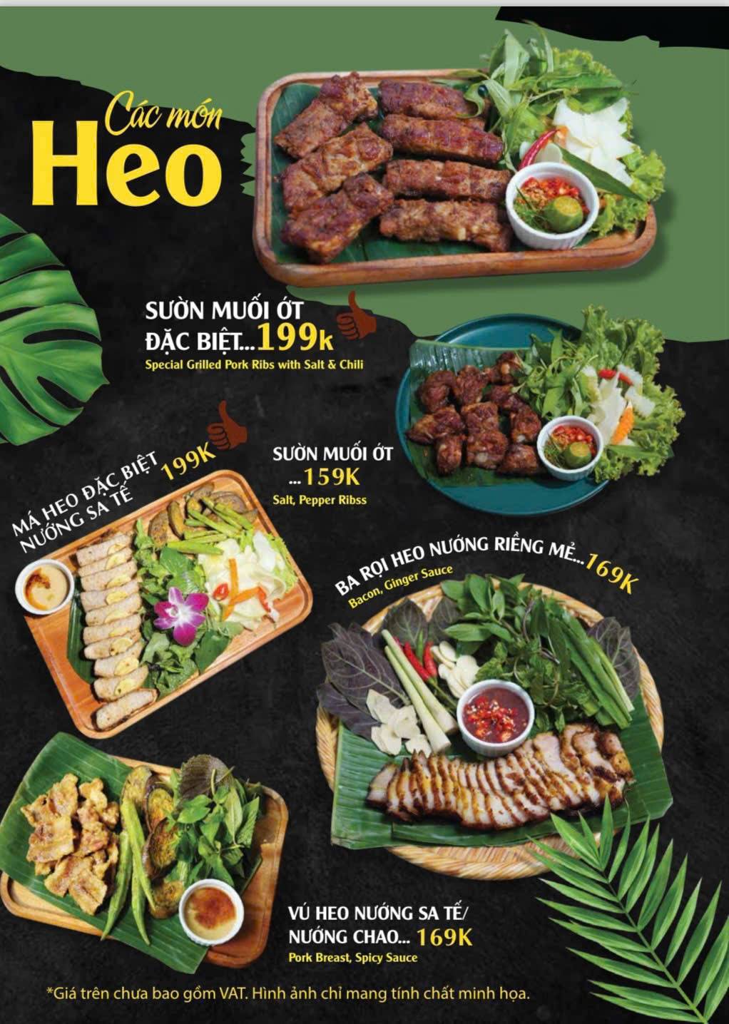 Menu at Sườn Muối Ớt Tân Phú restaurant, Ho Chi Minh City, 171 Thoại ...