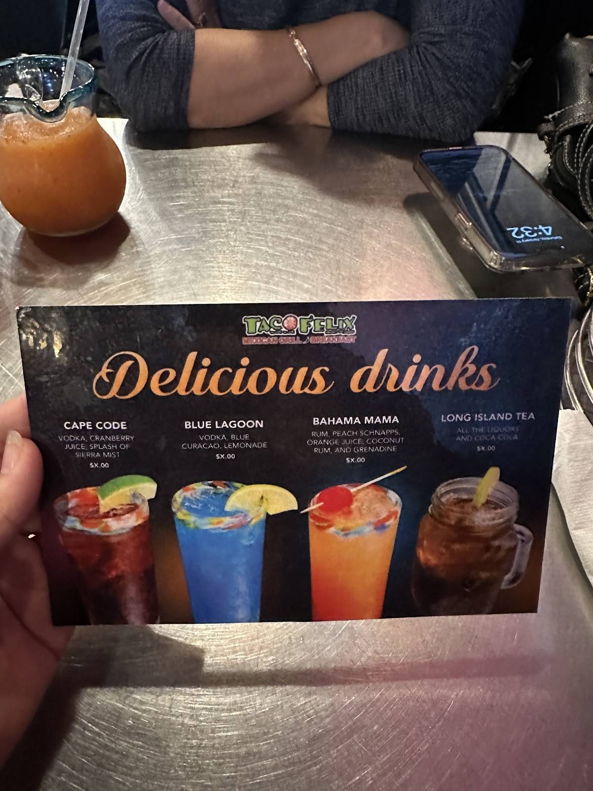 Menu at TACO FELIX 2 restaurant, Southaven