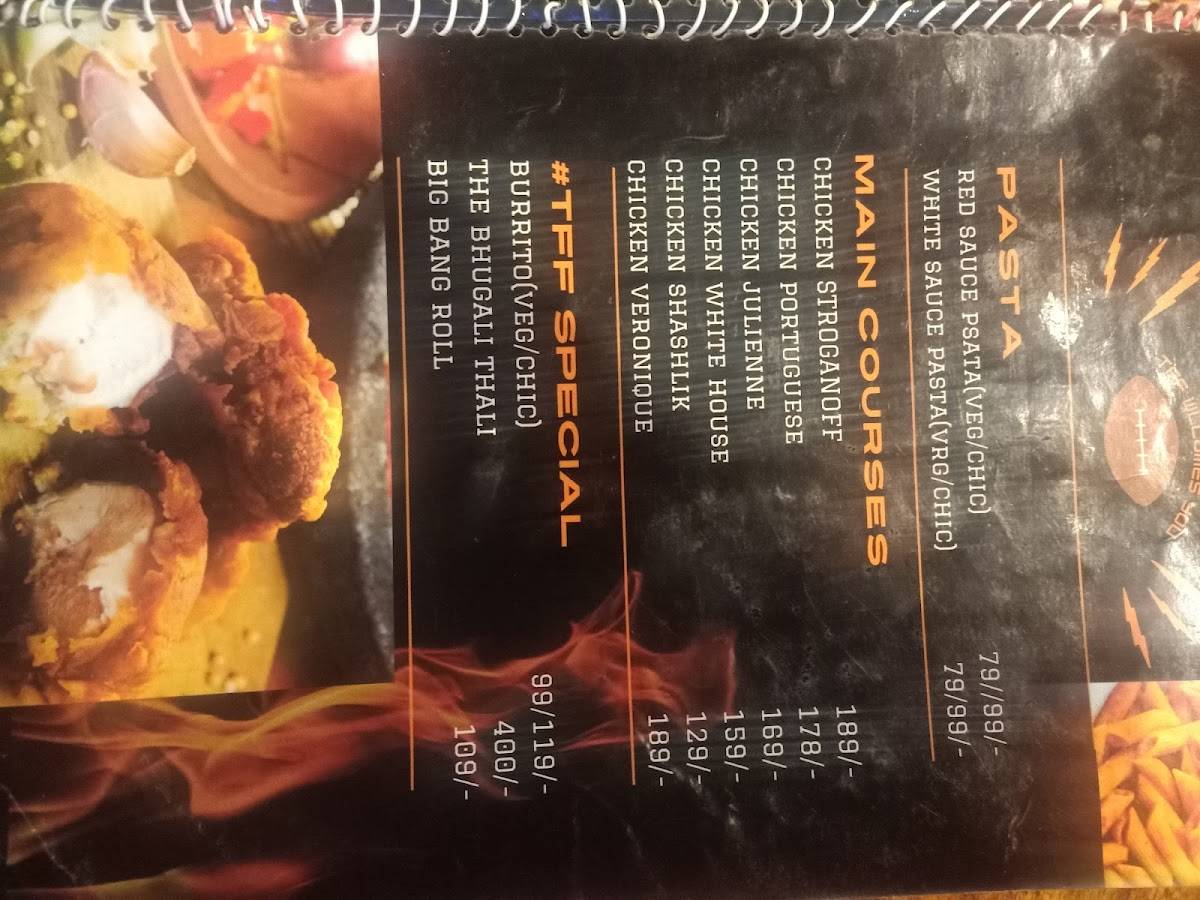 Menu at THE FOOD FUSION, India