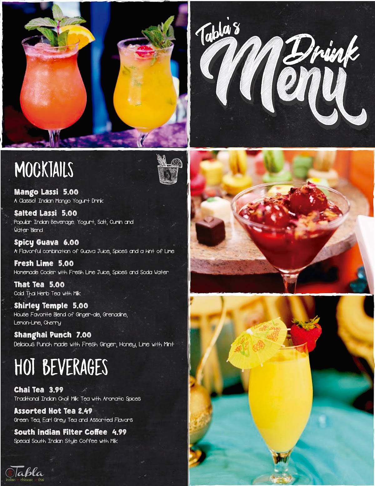 Menu at Tabla Indian Restaurant Lake Nona, Orlando, Tagore Pl Suite 9