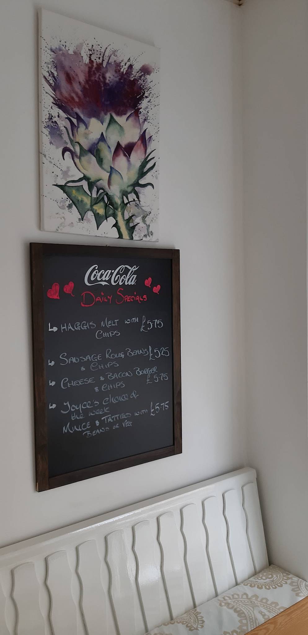 Menu at Taste Buds cafe, Paisley, 22b Lawn St