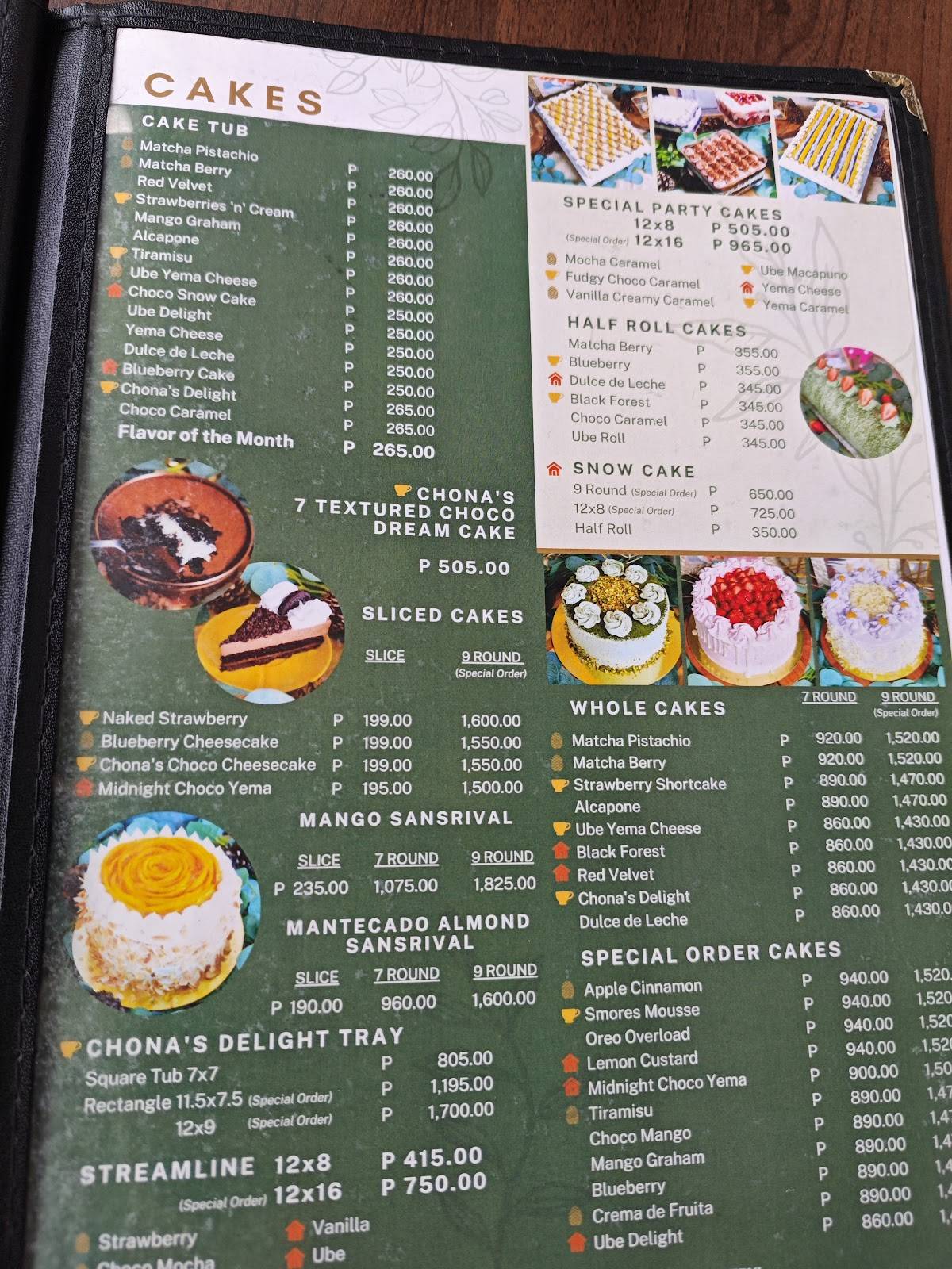 Menu at Tea House Kitchen by Chona SM Baguio restaurant, Baguio