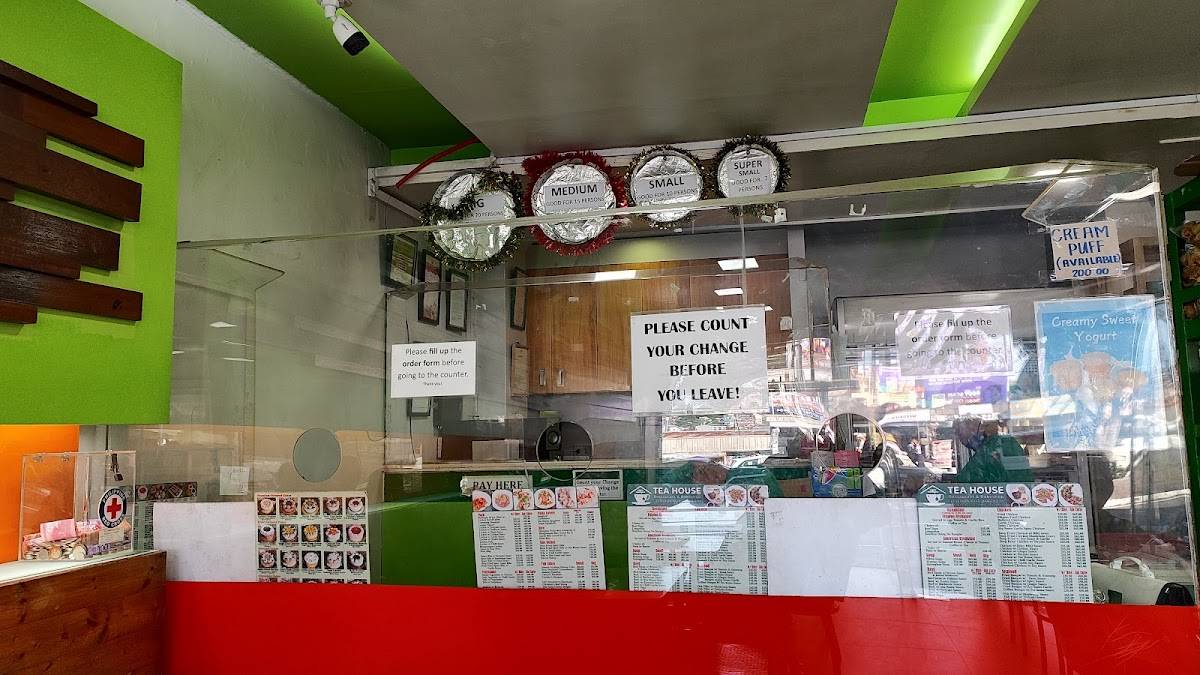 Menu at Tea House Session restaurant, Baguio