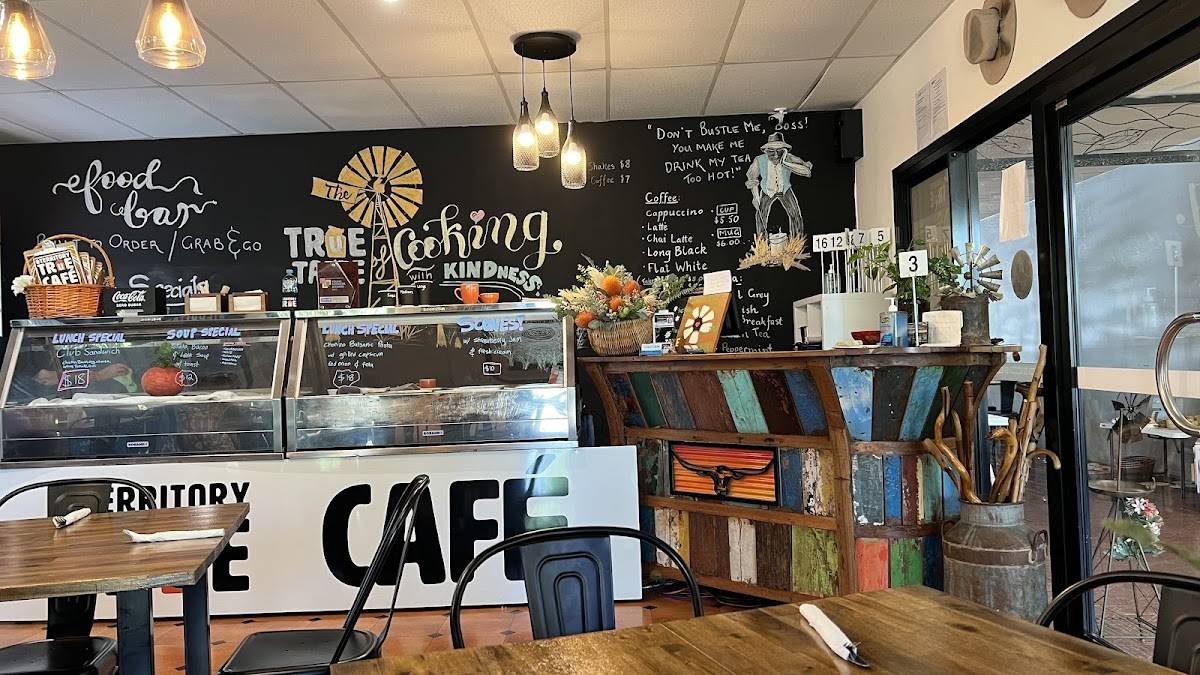 Menu at Territory True Cafe, Durack