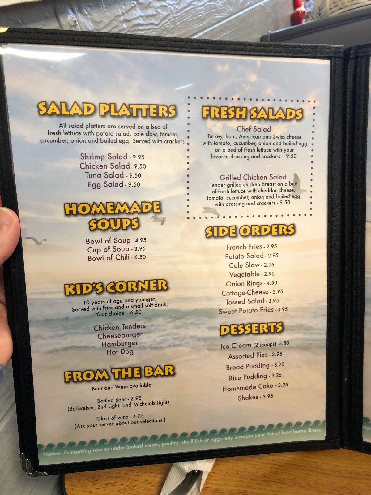 Menu at That Little Restaurant, Melbourne
