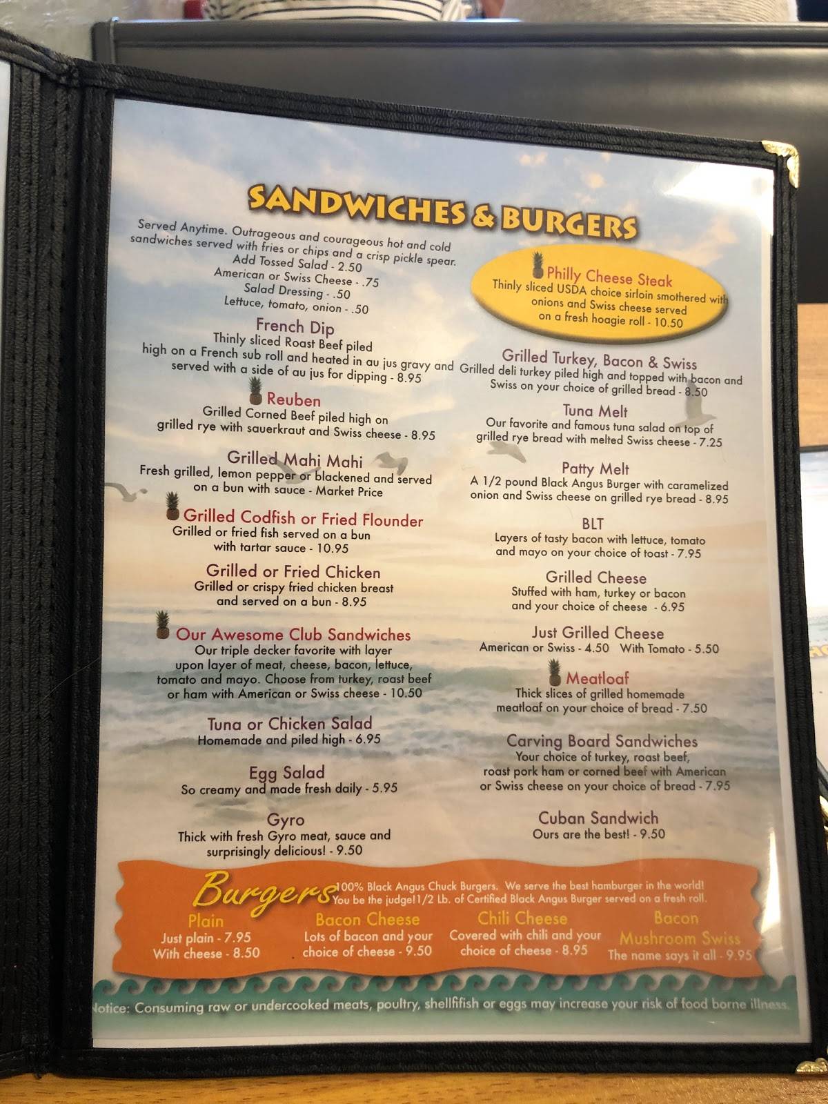 Menu at That Little Restaurant, Melbourne