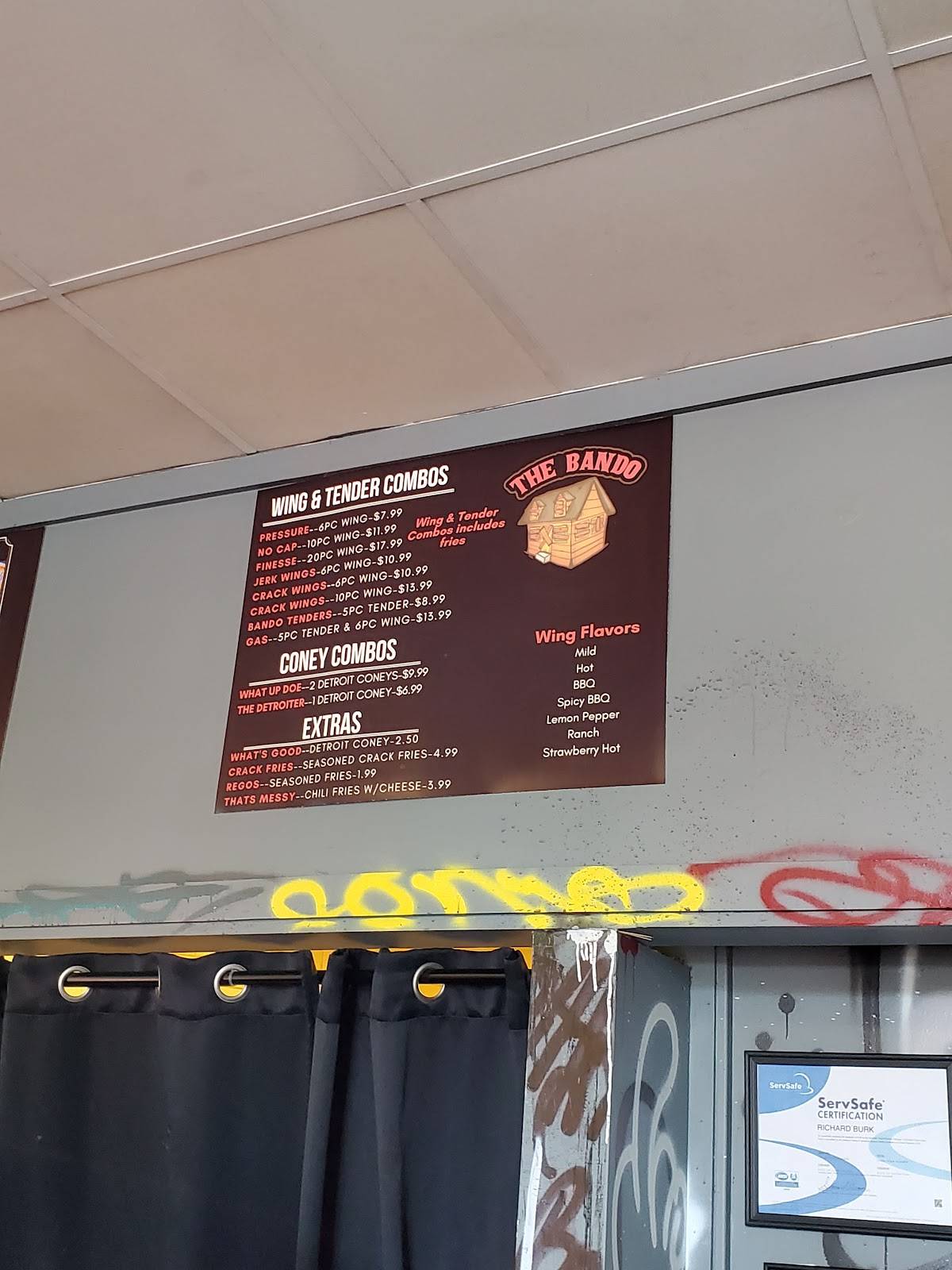 Menu at The Bando BBQ, Atlanta