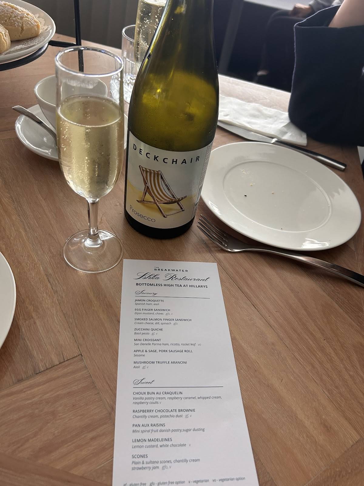 Menu at The Breakwater restaurant, Hillarys, 58 Southside Dr