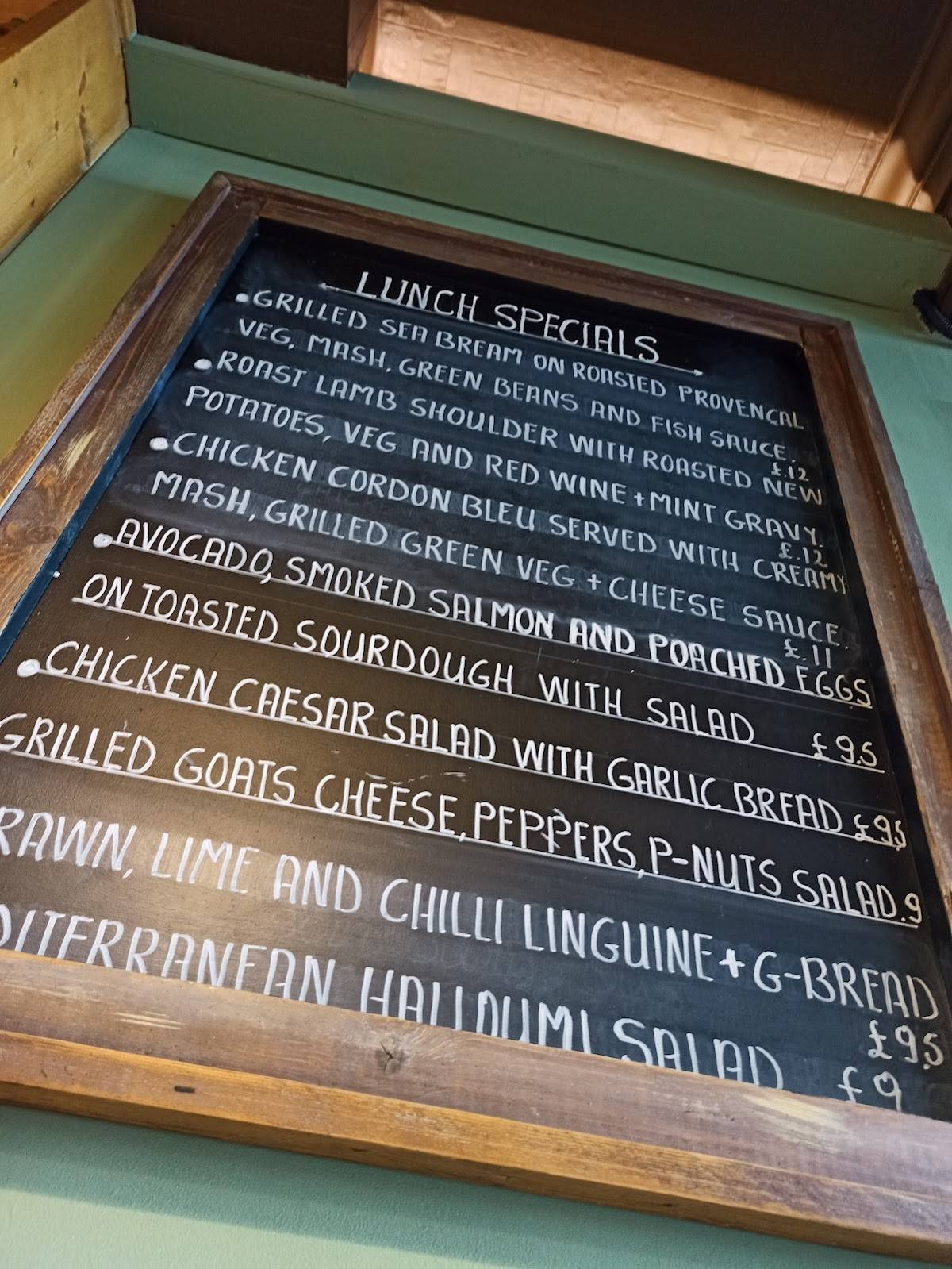 Menu at The Brew Cafe, Bournemouth