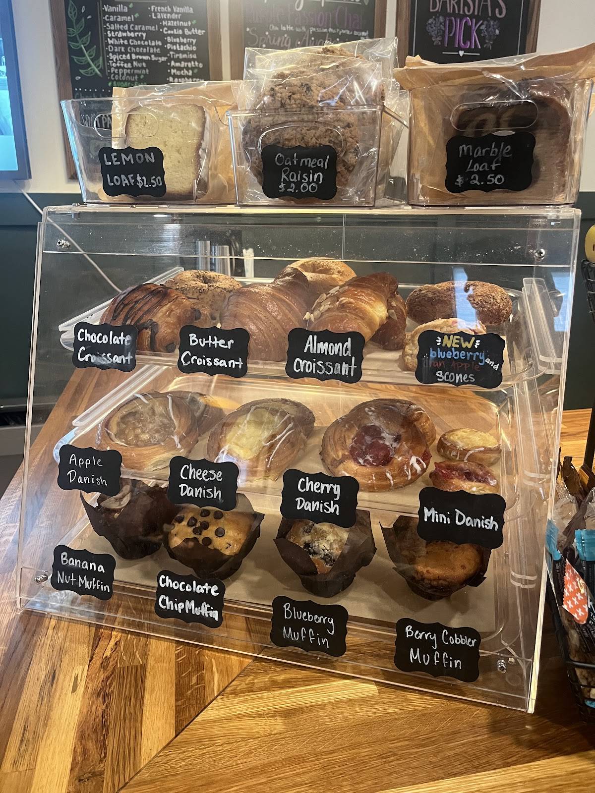 Menu at The Brewed Awakening Cafe, Pitman