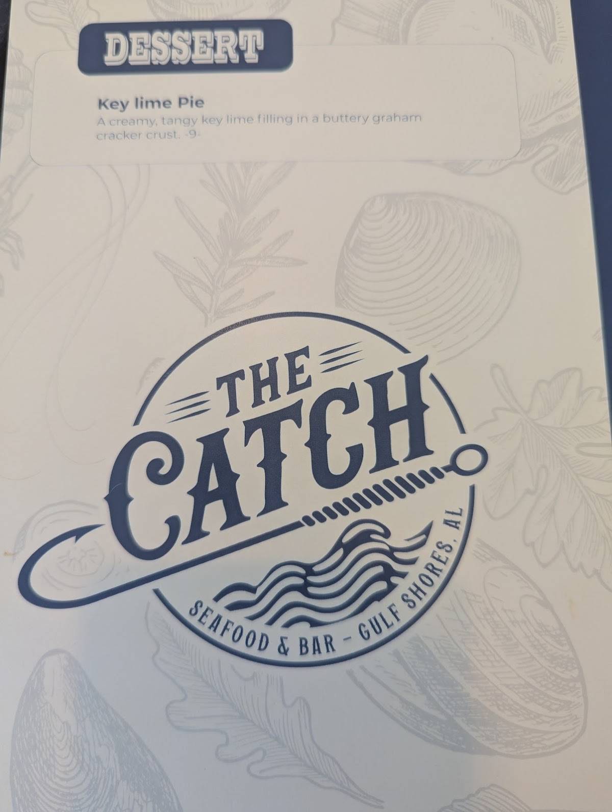 Menu at The Catch pub & bar, Gulf Shores