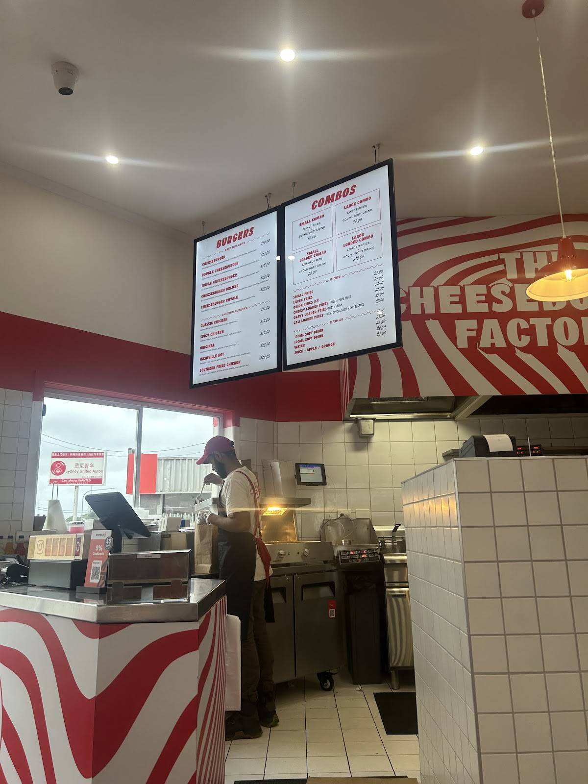 Menu at The Cheeseburger Factory Burwood restaurant, Burwood