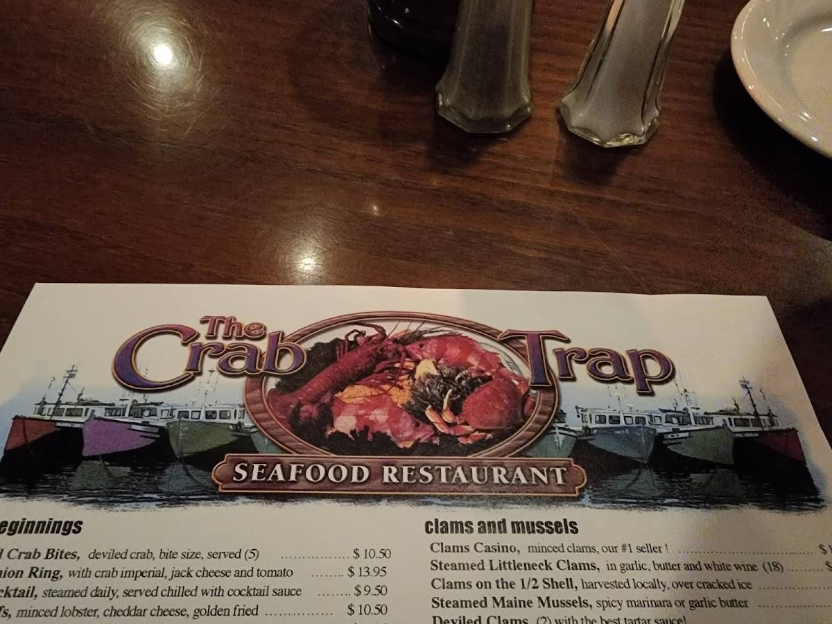 Menu at The Crab Trap pub & bar, Somers Point